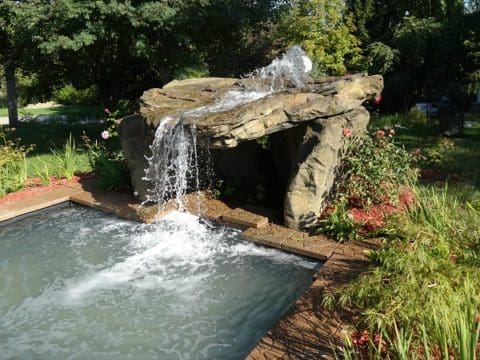 Pool Grotto Waterfall Formations | Swimming Pool Waterfalls