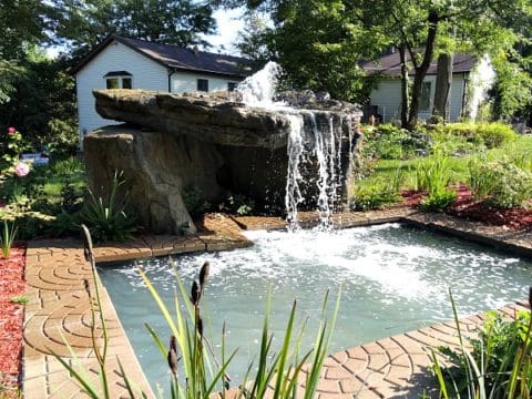 Pool Grotto Waterfall Formations | Swimming Pool Waterfalls